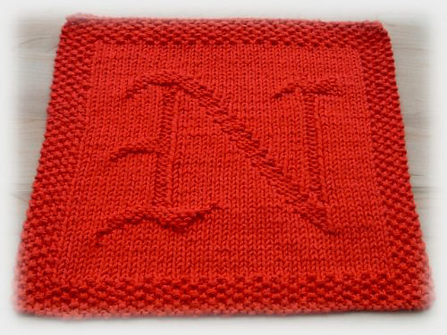 Ravelry: Old English Letter N pattern by Knitwits Heaven