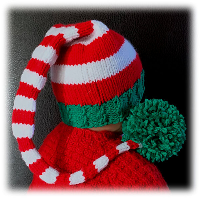 Ravelry: Christmas Elf Baby Beanie pattern by Knitwits Heaven