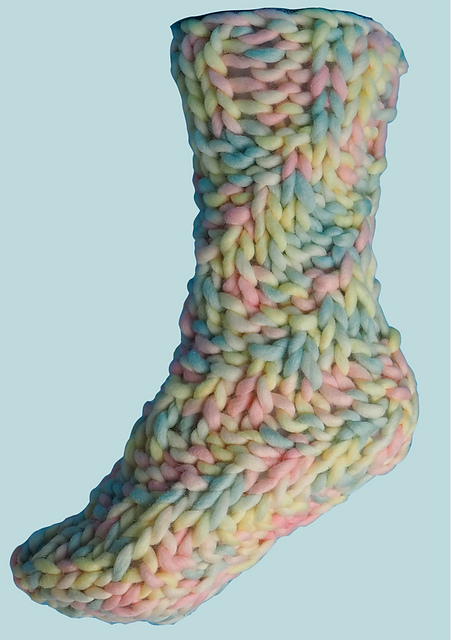 Ravelry: Super Chunky Socks pattern by Marie Bocock