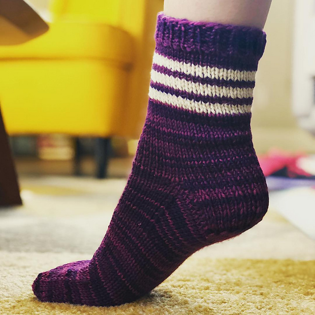 Ravelry: Worsted Weight Socks on 2 Circulars pattern by Sarah Keller