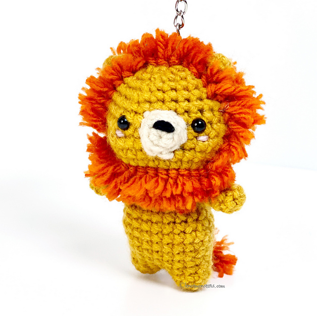 Ravelry: Mini Lion Keychain pattern by Michael Hon