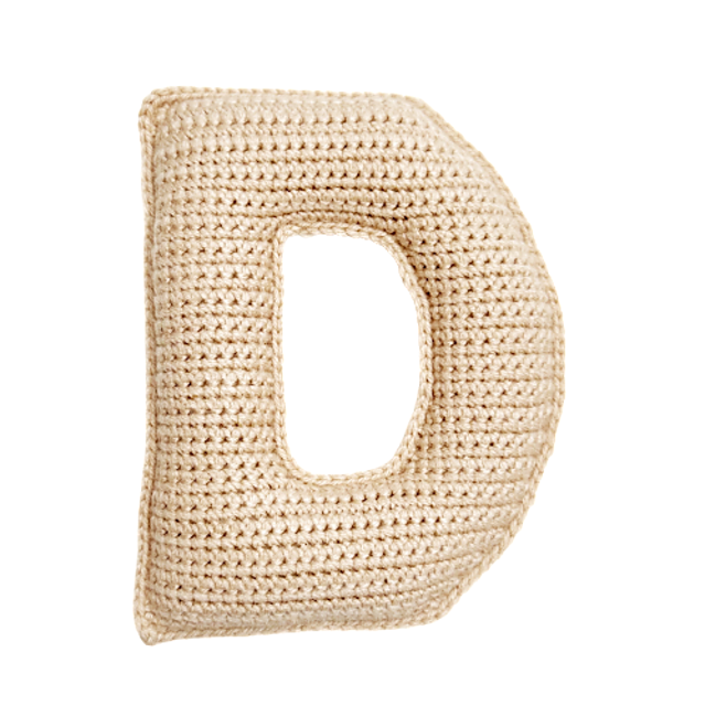 Ravelry: Letter "D" pattern by Michael Hon