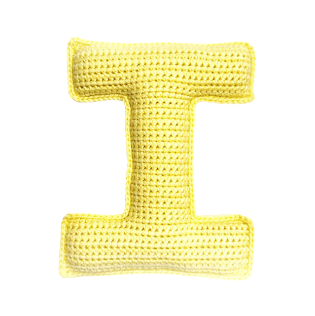 Ravelry: Letter "I" pattern by Michael Hon