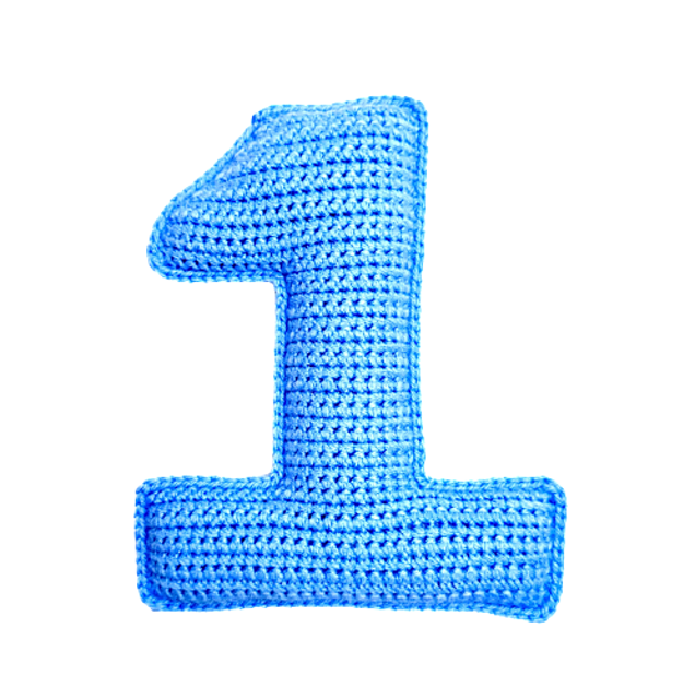 Ravelry: Number One "1" pattern by Michael Hon