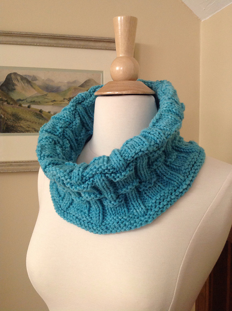 Ravelry: Reversible Squares Cowl pattern by Grey Stones Knits