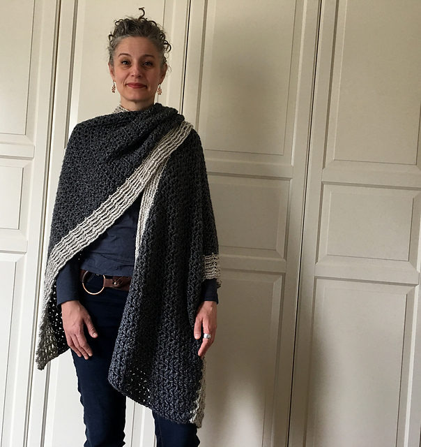 Ravelry: Wicked Pretty Ruana pattern by Sonja Hood