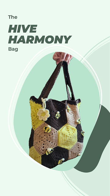 Ravelry: Hive Harmony Bag pattern by Knots & Charms