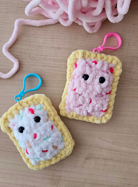 Ravelry: Mini Poptart Keychain pattern by KnotsMerryYarn