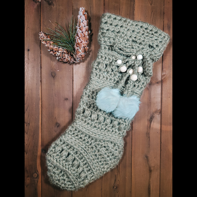 Ravelry: Christmas Stocking pattern by KnottyLoophole Designs