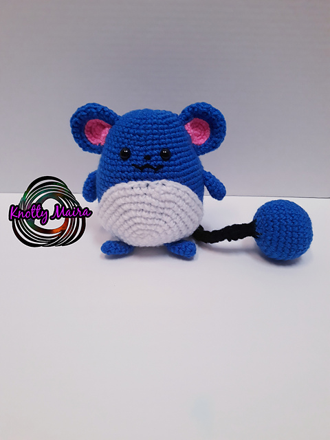 Ravelry: The Knotty Marill Pokemon pattern by Maira Terry