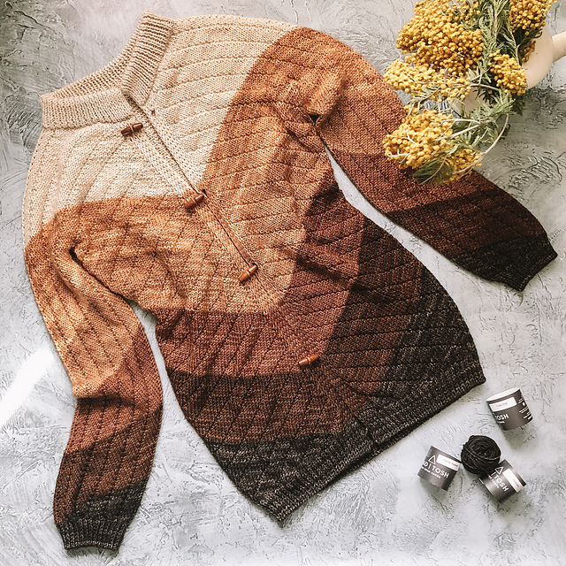 Ravelry: Maple Syrup Cardigan for kids pattern by Lyudmila Aksenik Old