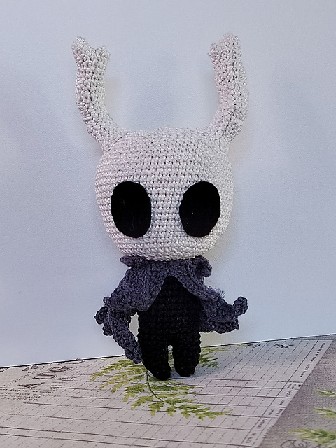 Ravelry: The Knight from Hollow Knight pattern by Koala in Disguise