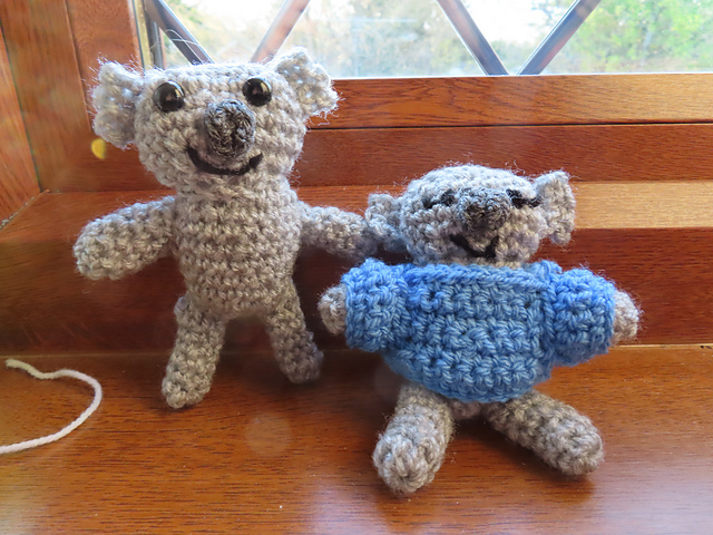 Ravelry: Mea & Kala the Koalas pattern by Koalamea Crafts