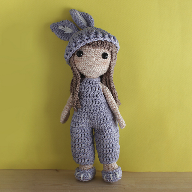 Ravelry: Malou The Bunny Girl pattern by Stella Markou