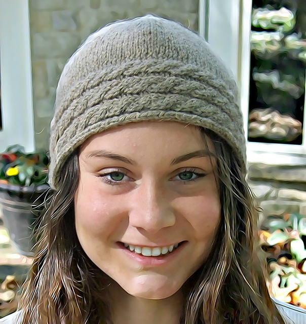 Ravelry: Horizontal Cable Hat pattern by Judy Head