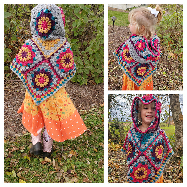 Ravelry: English Garden Poncho pattern by Rose Tussing