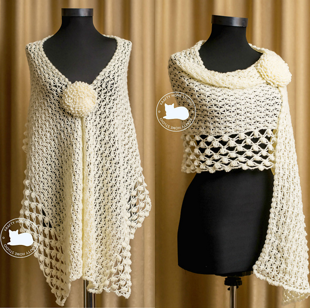 Ravelry: Lace scarf wrap pattern by Hristo Dimitrov