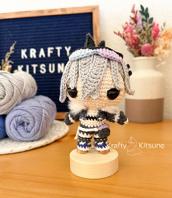 Ravelry: Chibi Silver Wolf Amigurumi pattern by Krafty Kitsune