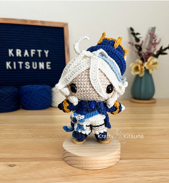 Ravelry: Chibi Furina Amigurumi pattern by Krafty Kitsune