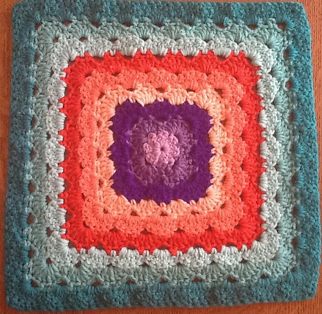Ravelry: Four 12” Shell Stitch Granny Square Variations pattern by ...