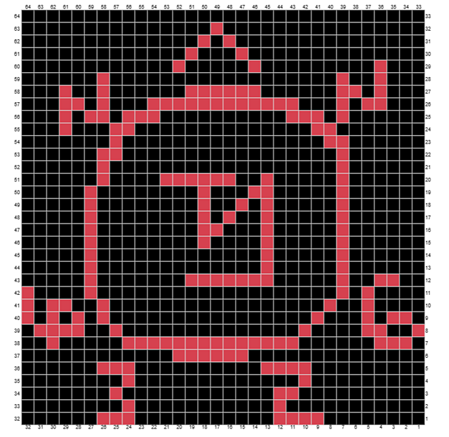 Ravelry: Angel Banishing Sigil pattern by Kristina Landry