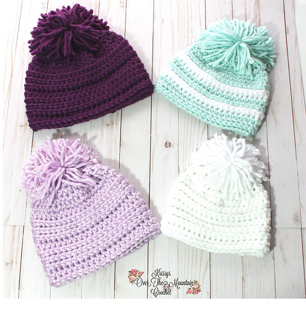 Ravelry: Wendy Ridge Beanie pattern by Kris Moore