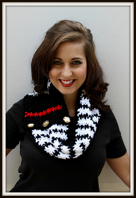 Ravelry: Buttoned Up Cowl pattern by Kris Moore