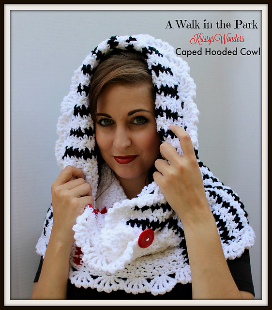 Ravelry: Caped Hooded Cowl pattern by Kris Moore