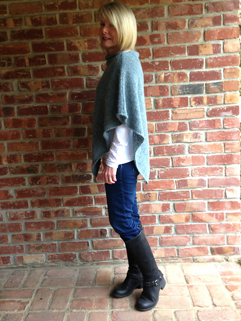 Ravelry: Kristenlynnea's Easy Folded Poncho