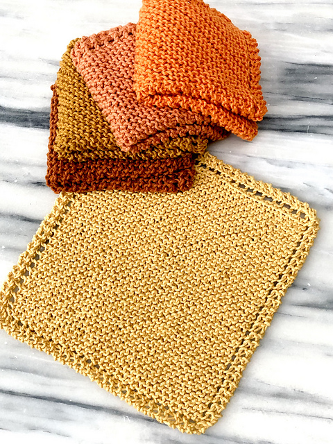 Ravelry: Kristenlynnea's Garter Stitch Diagonal Dishcloth, free pattern