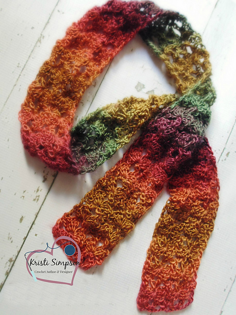 Ravelry: Jewel Scarf pattern by Kristi Simpson