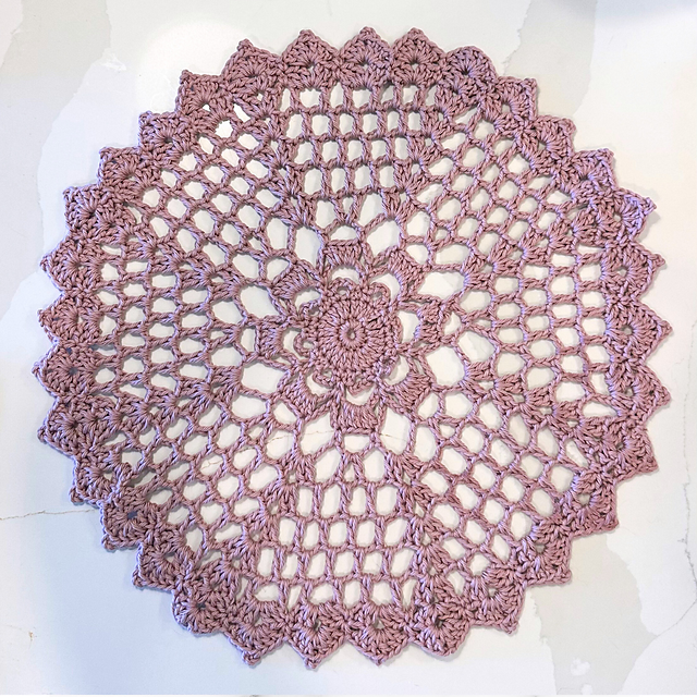 Ravelry: Driftwood Rose Doily pattern by Kristin Omdahl