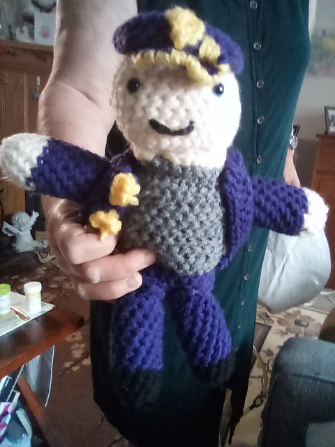 Ravelry: Jotaro Kujo Fan Art Toy pattern by Kristine Wales