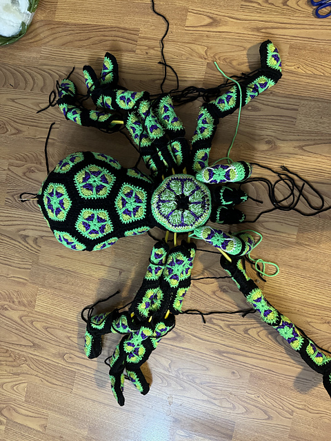 Ravelry: Krunchyknitter's Giant African Flower Tarantula