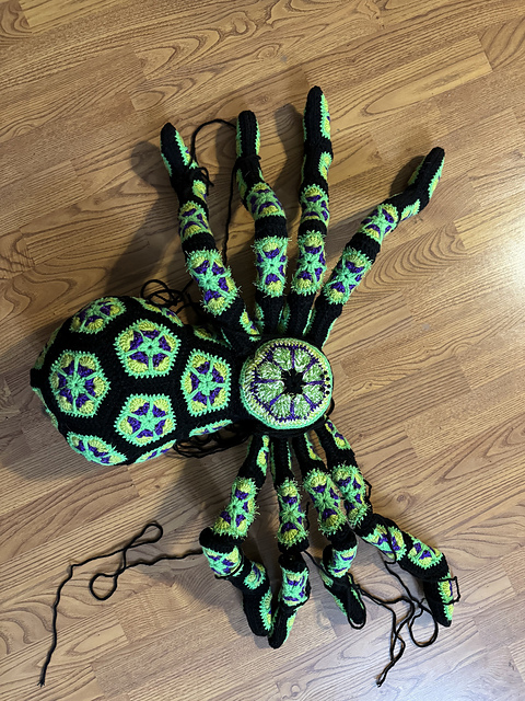 Ravelry: Krunchyknitter's Giant African Flower Tarantula