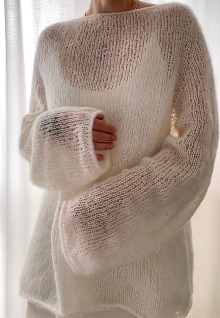 Ravelry: Sweater "Moonlight" pattern by Halikova Designer