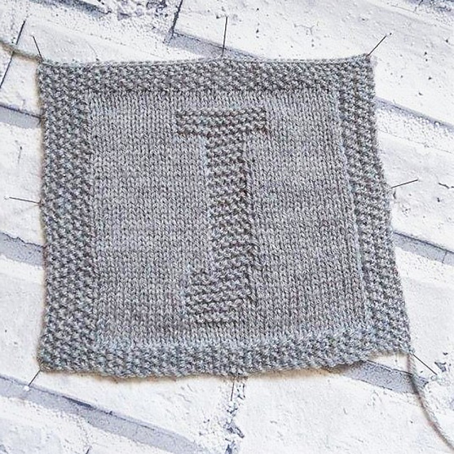 Ravelry: Alphabet 'J' square pattern by Andi Anthony