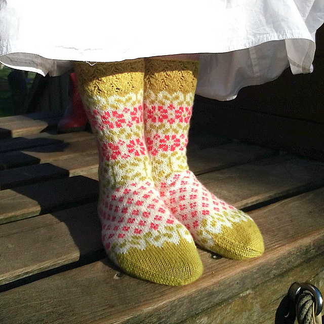 Ravelry: Springtime Socks pattern by Elenor Mortensen