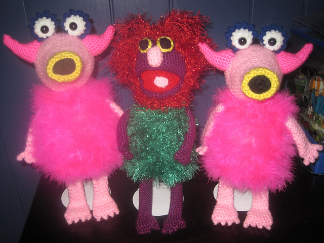 Ravelry: Mahna Mahna & Snowth Muppet pattern by Leigh Ann Spratt