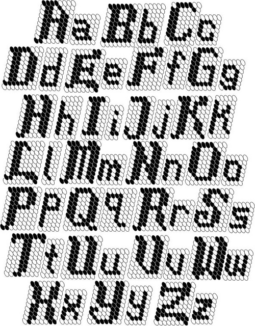 Ravelry: Tapestry Crochet Alphabet pattern by Leslie Robinson-Stone