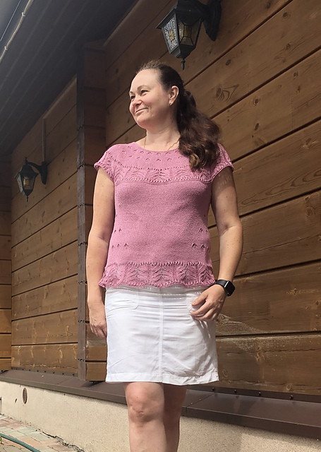 Ravelry: Linen top pattern by Elena Lebedeva