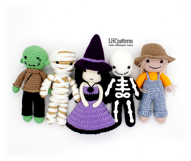 Ravelry: Five Halloween Dolls pattern by Kristine Kuluka