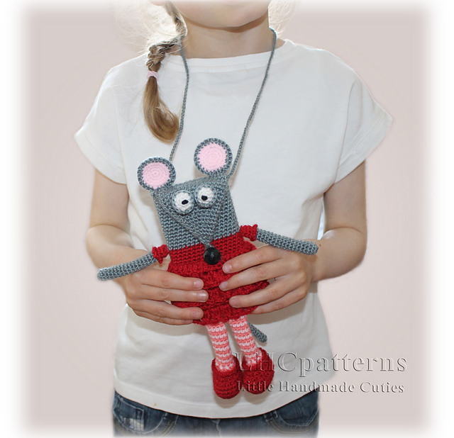 Ravelry: Mouse Phone Case Pouch pattern by Kristine Kuluka