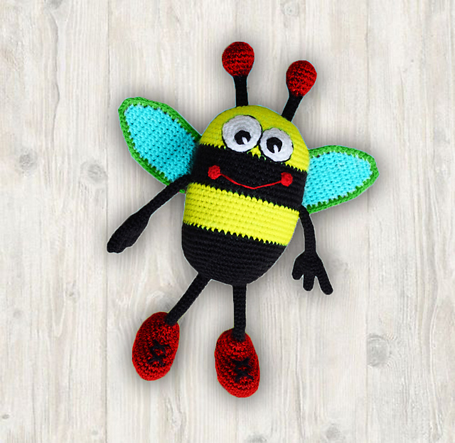 Ravelry: Bob Humble Bee / Bumblebee pattern by Kristine Kuluka