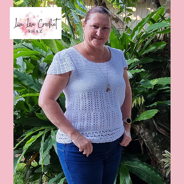 Ravelry: Coastal Breeze Summer Top pattern by Sharon Morrison