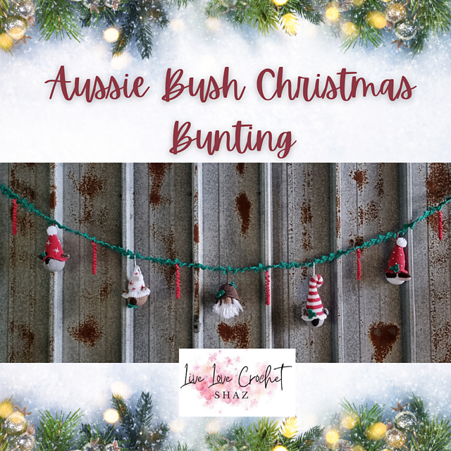 Ravelry: Aussie Bush Christmas Bunting pattern by Sharon Morrison