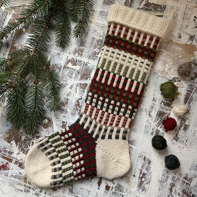 Ravelry: Black Mountain Stocking pattern by Laura Tabbut