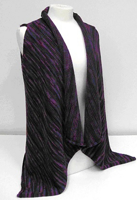 Ravelry: Topaz Trapeze Vest pattern by Patti-Ann Williamson