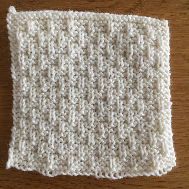 Ravelry: Double Basket Weave Square pattern by DeAgostini