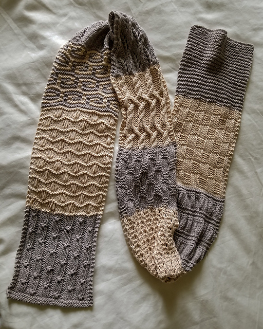 Ravelry: Knitting-101 Scarf pattern by Louise Robert
